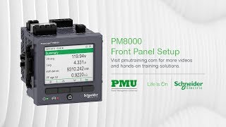 PMU – Front Panel Setup with a PM8000 Digital Power Meter | Doovi