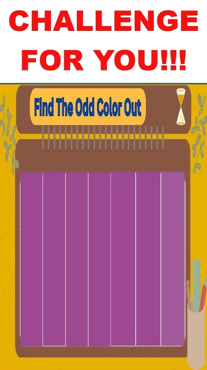 Find The Odd Color Out #youtube #youtubeshorts #ytshorts #azquizzes - YouTube