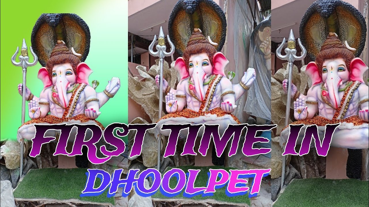 HYDERABAD DHOOLPET DIFFERENT TYPES GANESH || DHOOLPET FIRST HISTORICAL ...