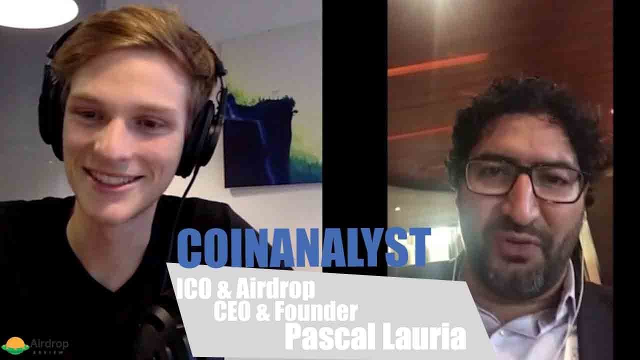 CoinAnalyst ICO & Airdrop: Interview with CEO & Founder, Pascal Lauria #BeyondBlocks2018 - YouTube