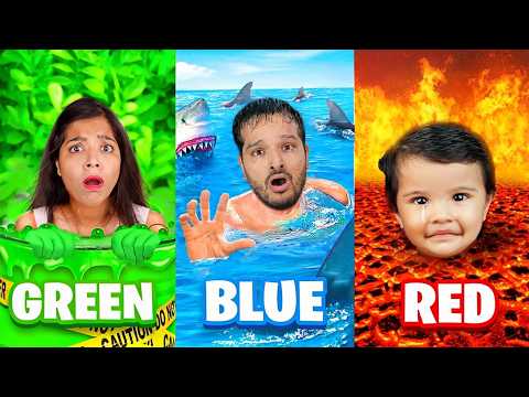 SURVIVING In ONE COLOR For 24 Hours