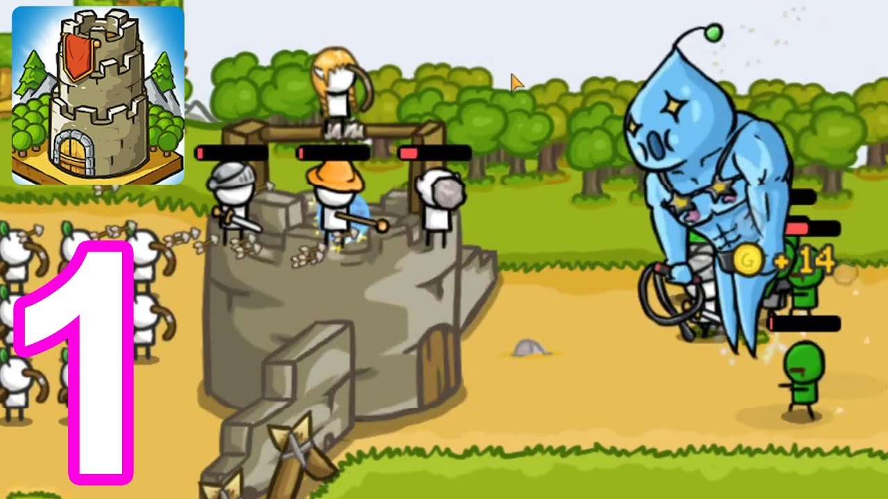 Grow Castle - Gameplay Walktrough Part 1 (iOS, Android) - YouTube