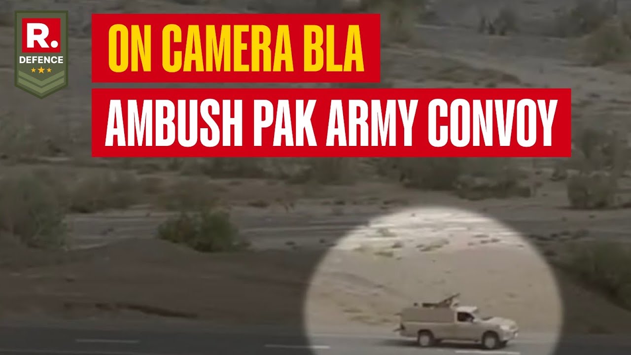 On Camera: Baloch Liberation Army Ambush Pak Army Convoy - YouTube