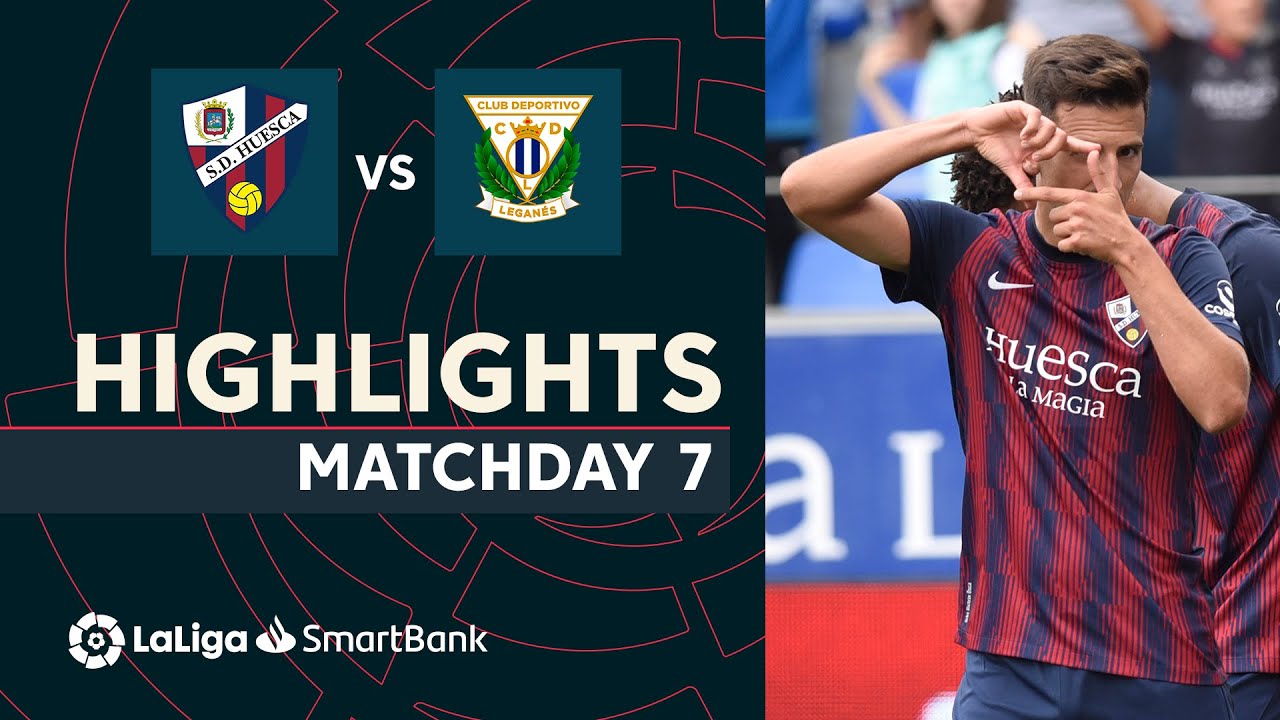 Resumen de SD Huesca vs CD Leganés (1-0) - YouTube