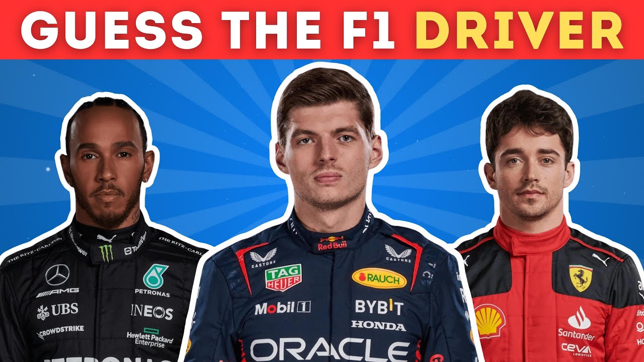 Guess the F1 Drivers 2023 | F1 Driver Quiz | Formula 1 Quiz 2023 🏎️ ...