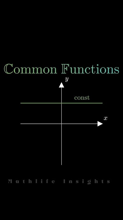 Basics function of Mathematics 😲 - YouTube
