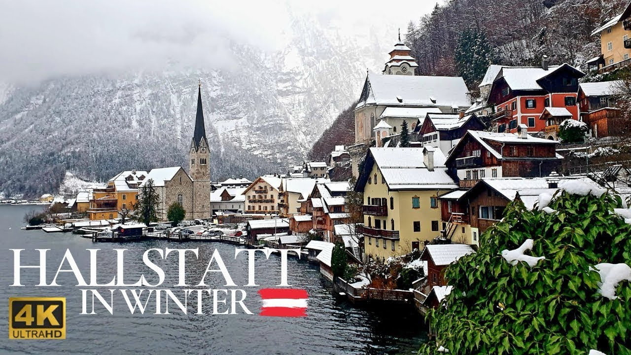 Hallstatt Austria In Winter ️ 🇦🇹- The most beautiful village in Europe - YouTube