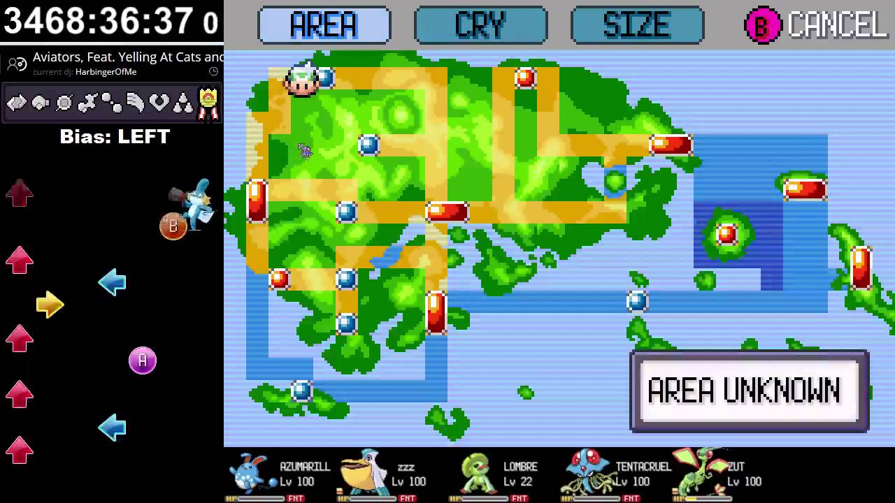 RNG Plays Pokemon! 3000 hours and running! - 17 / 20 - YouTube