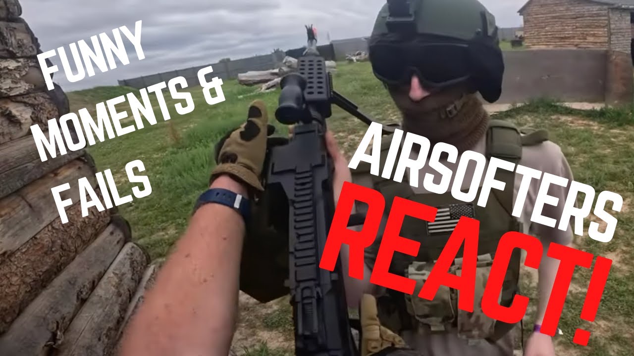 Airsofters react to (FUNNY MOMENTS & FAILS) Lone Tree Milsim - YouTube