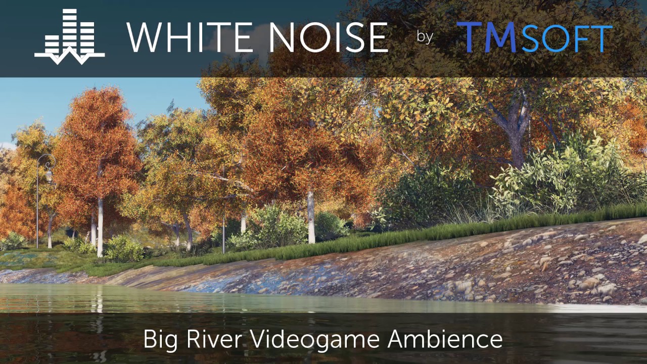 Big River Video Game Ambience 10 Hour Sleep Sound - Black Screen - YouTube