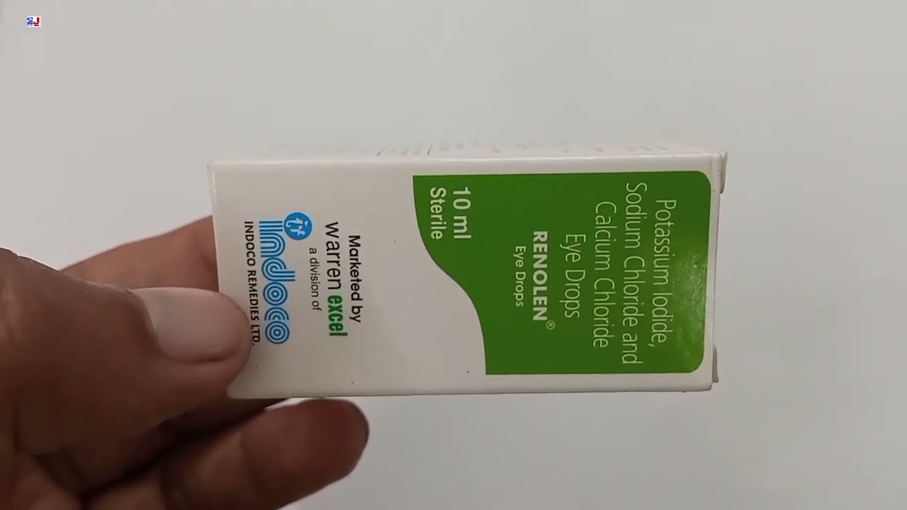 Renolen Eye Drops | Potassium iodide Sodium Chloride and Calcium ...