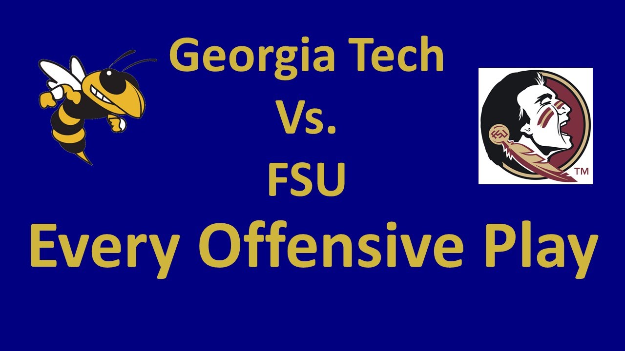 Georgia Tech vs Florida State 2014: Every Offensive Play - YouTube
