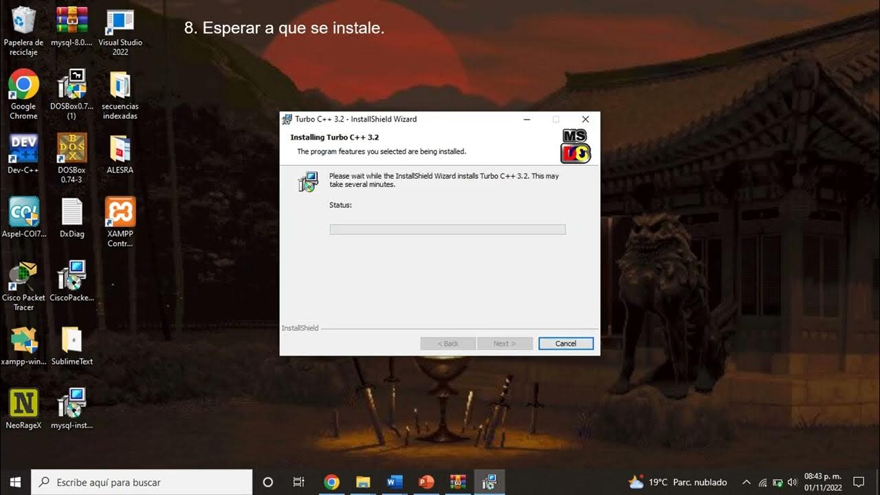 INSTALACION y configuración DE TURBO C++ para windos 10 - YouTube