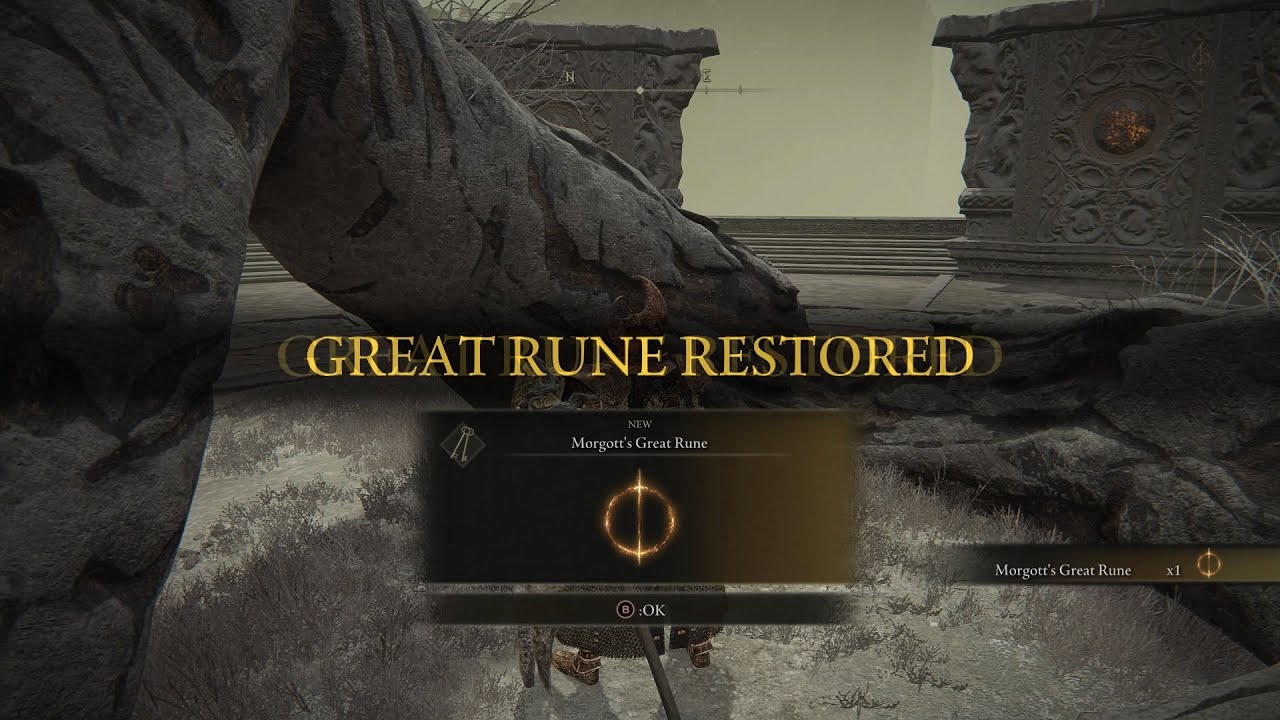 Elden Ring - How to Activate Morgott's Great Rune | Divine Tower of ...