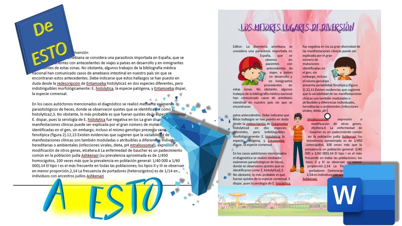 Página de Revista en Word - YouTube