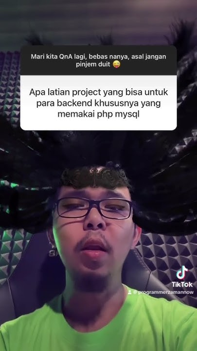 Latihan project untuk backend engineer #programmerzamannow - YouTube