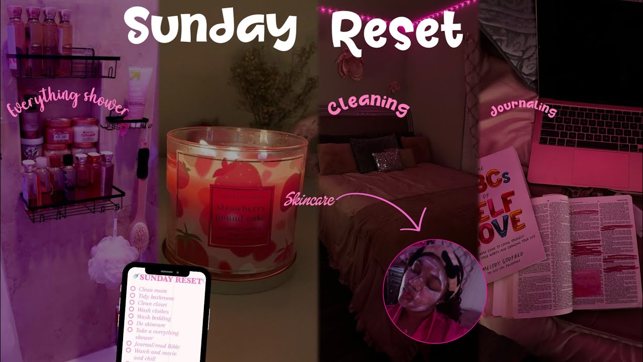 A Productive Sunday Reset🪴 | Trying journaling, Room Refresh & Skincare ...