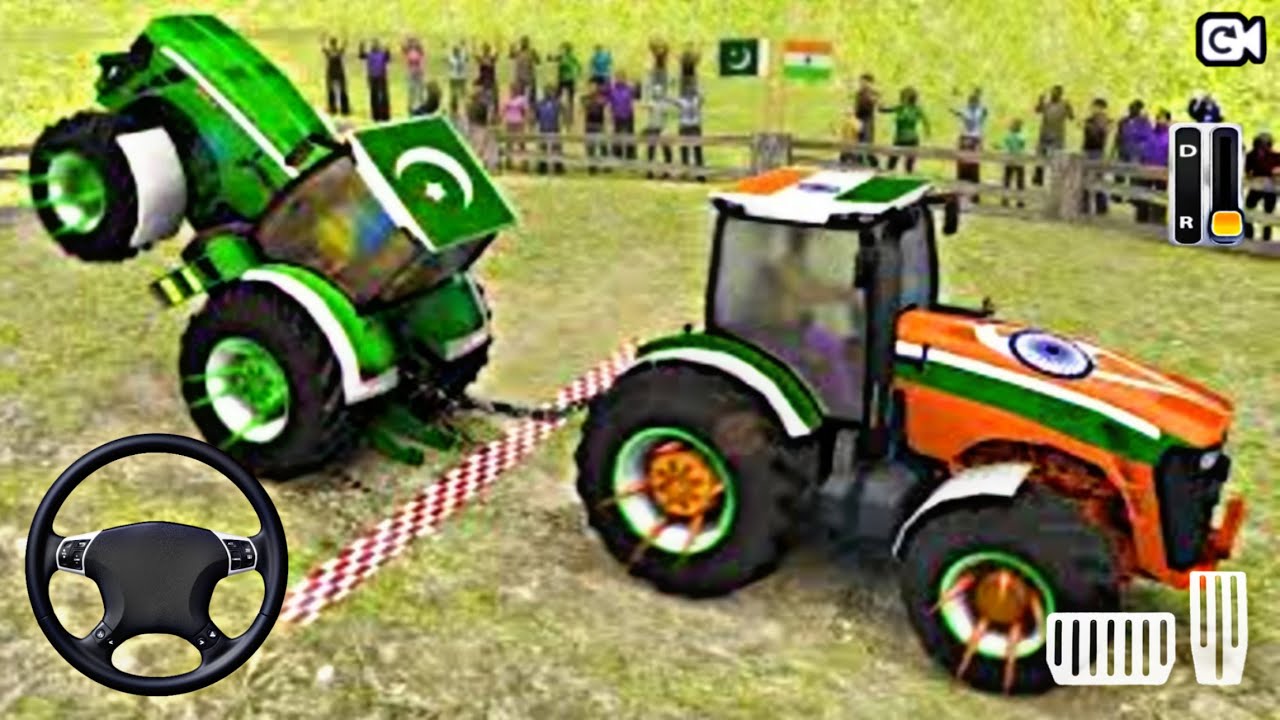 Tractor Pull Match : Children Tractor Games - Android GamePlay - YouTube
