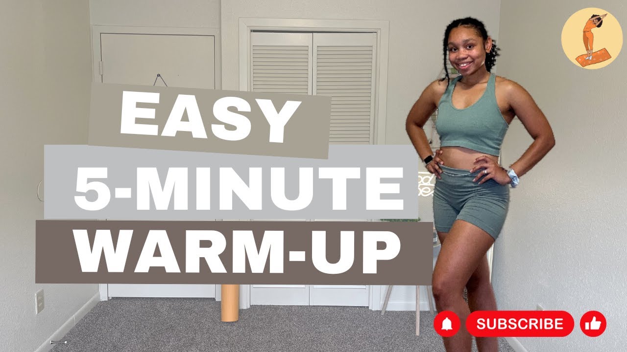 Easy 5 min Warm Up(No Jumping) // beginner friendly - YouTube