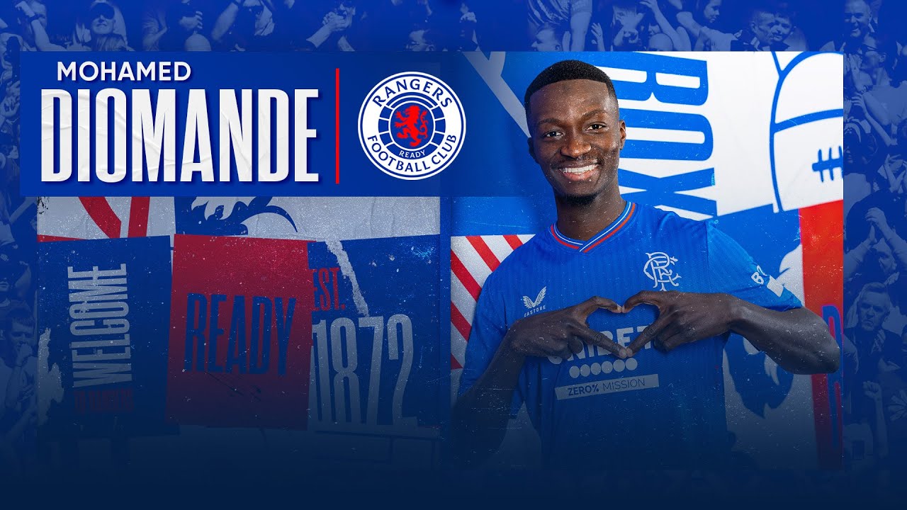 WELCOME TO RANGERS | Mohamed Diomande | 26 Jan 2024 - YouTube