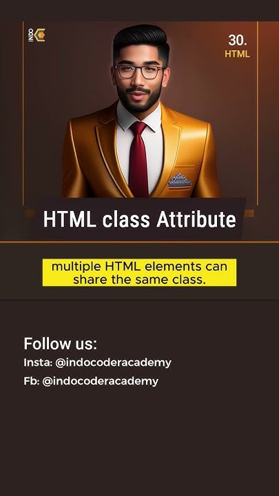 What Is The Class Attribute In Html Html Class Attribute Html Coding Youtubeshorts Youtube