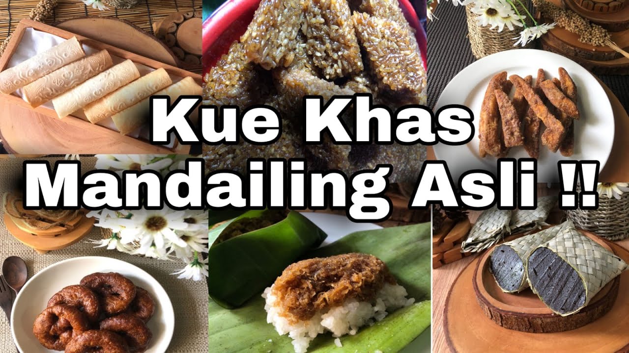 Masakan kue khas Mandailing lengkap ! Jajanan murah dan enak di poken ...