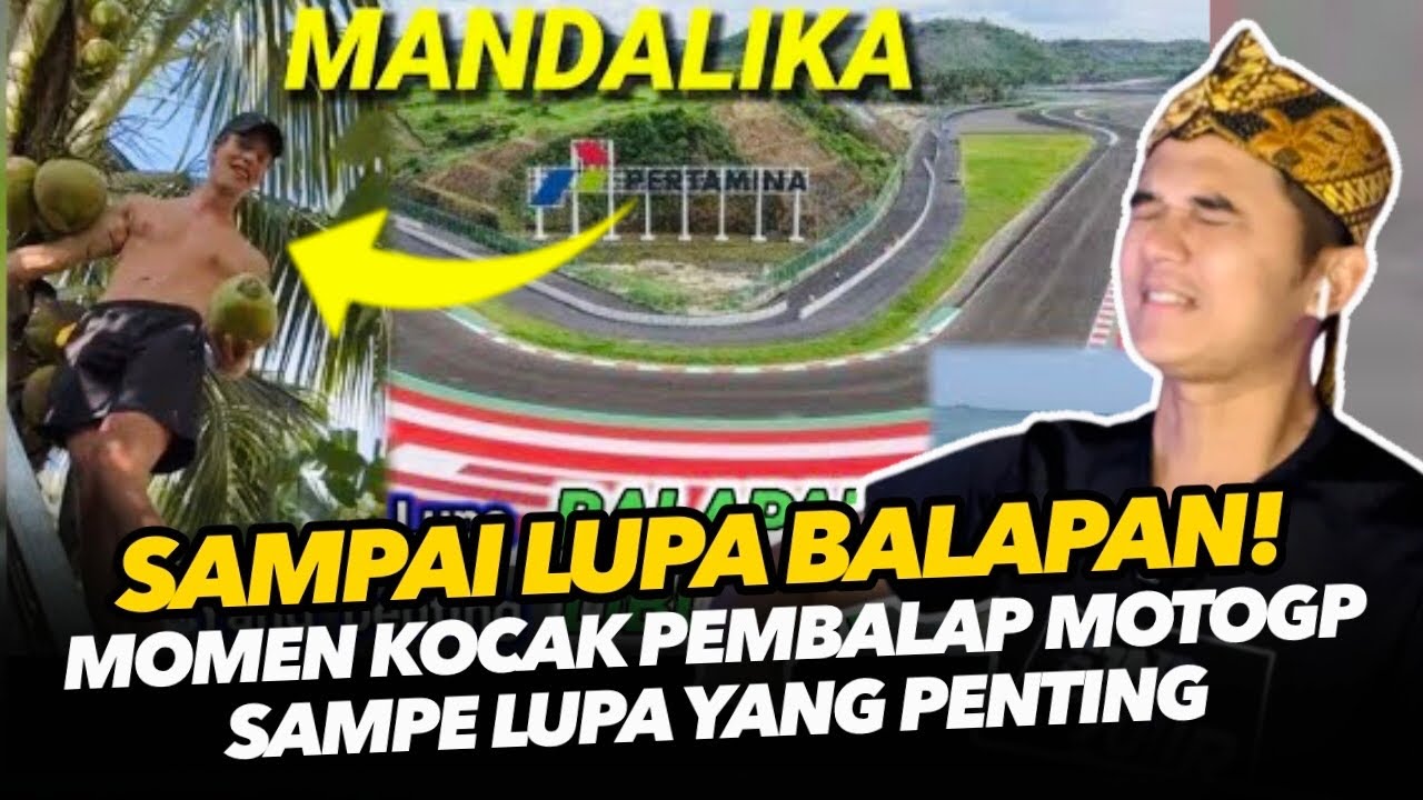 Lupa Balapan‼️ Momen kocak pembalap motoGP liburan di lombok jelang ...