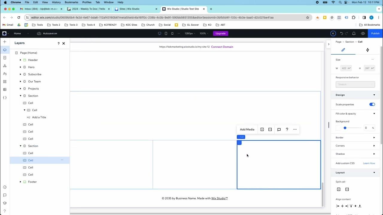 Wix Studio | How To Equalize Grids and Add New Cells - YouTube