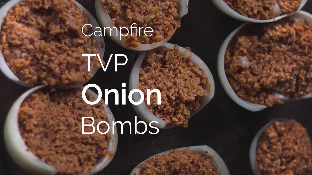 Vegan Campfire TVP Sloppy Joe Onion Bombs - YouTube