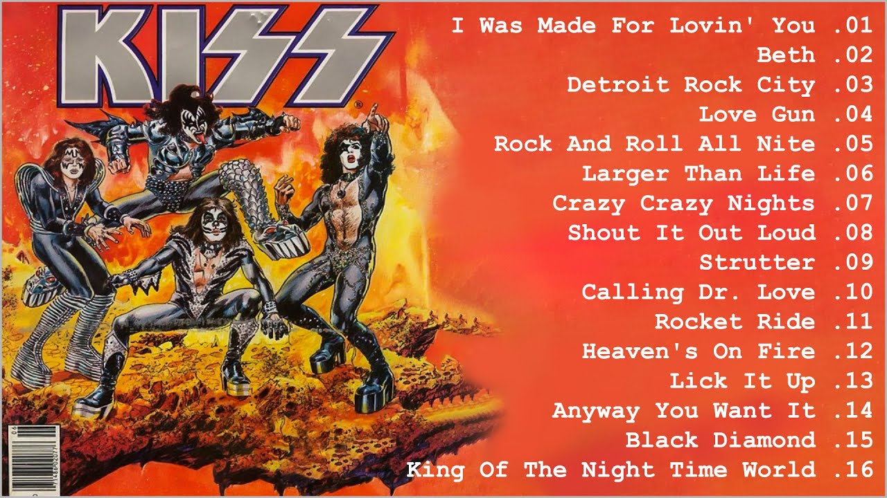 KISS Greatest Hits Music/♪ Best Music Of KISS All Times💯💯♨ - YouTube