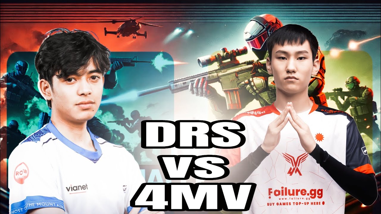DRS vs 4MV FIGHT🔥|| 4v4 || #pubgmobile #pubg #drsgaming #4mv - YouTube