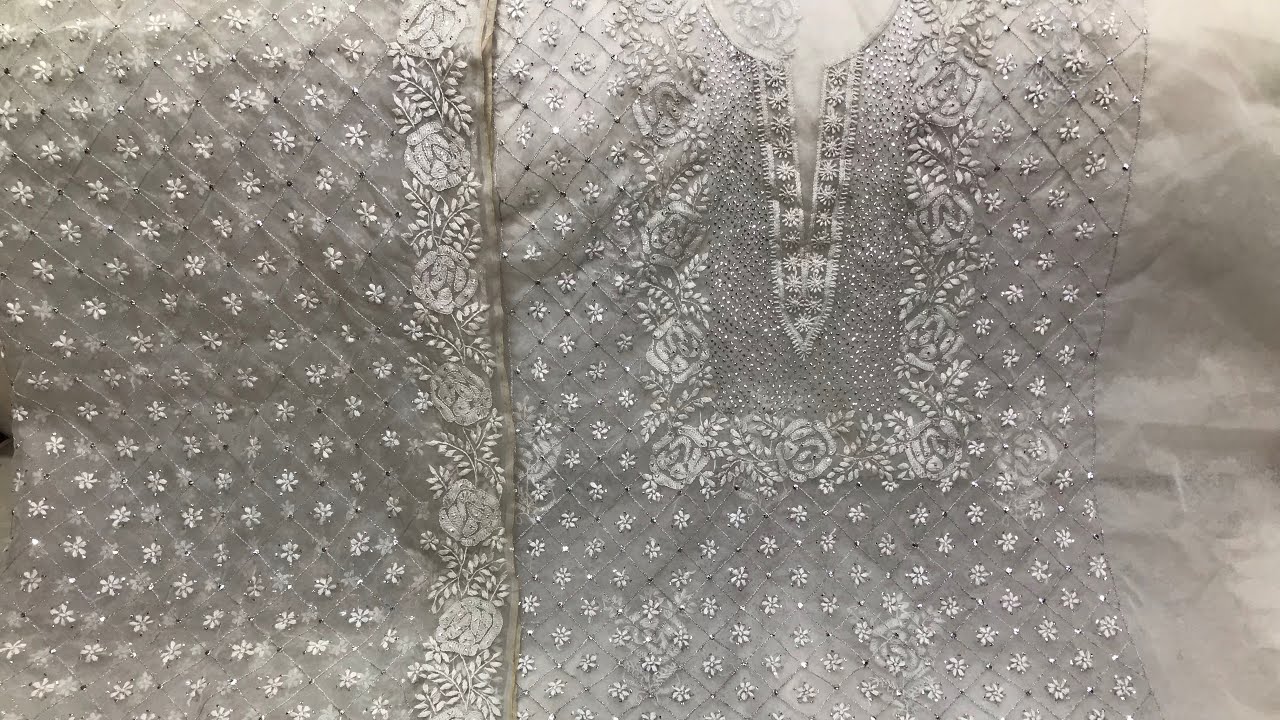 Metal Kamdani Suit | Bahawalpur Chiken Karree Kamdani Suits | Organza ...
