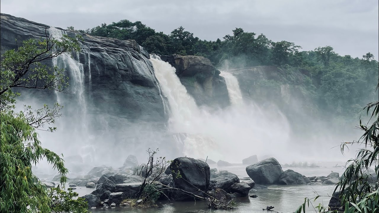 Athirappilly Waterfalls Cinematic Video | shot on iphone 12 - YouTube