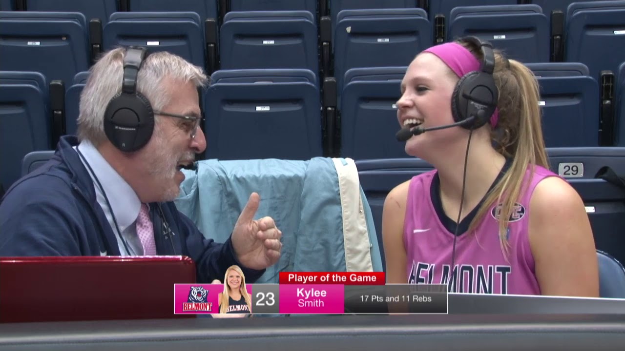 Kylee Smith on @BelmontWBB win over Morehead State. - YouTube