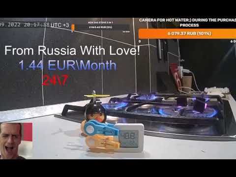 Twitch blocked Russian streamer who streamed his gas stove 24/7
