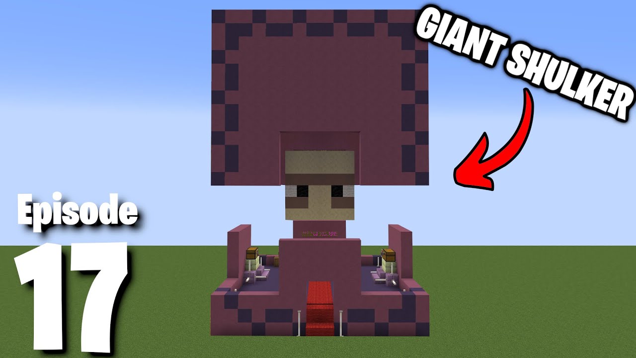I Built A Giant Shulker In Survival Minecraft! (IgnitorSMP) - YouTube