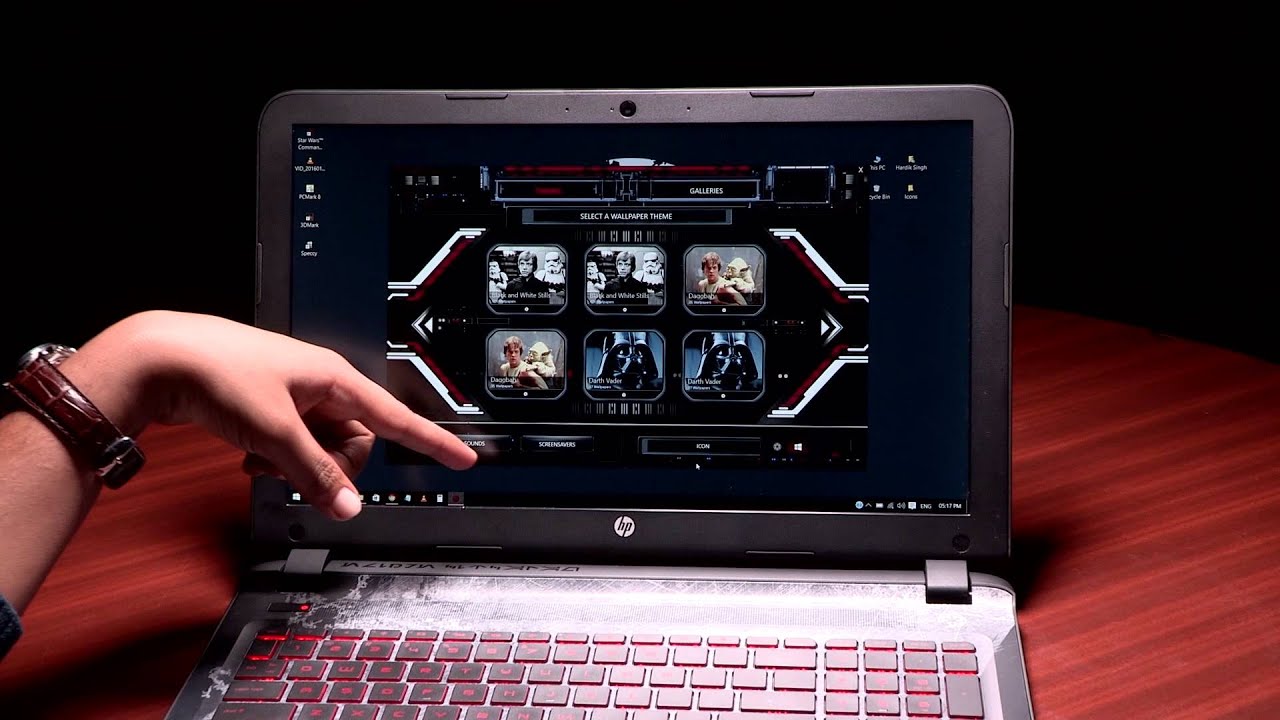 HP Pavilion 15-an003tx Star Wars Special Edition Laptop Full Review ...