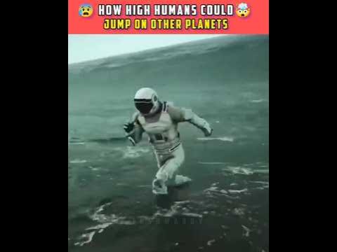 कितना कूद सकते 🤯 How high humans could jump on other planets 😰 #shorts ...