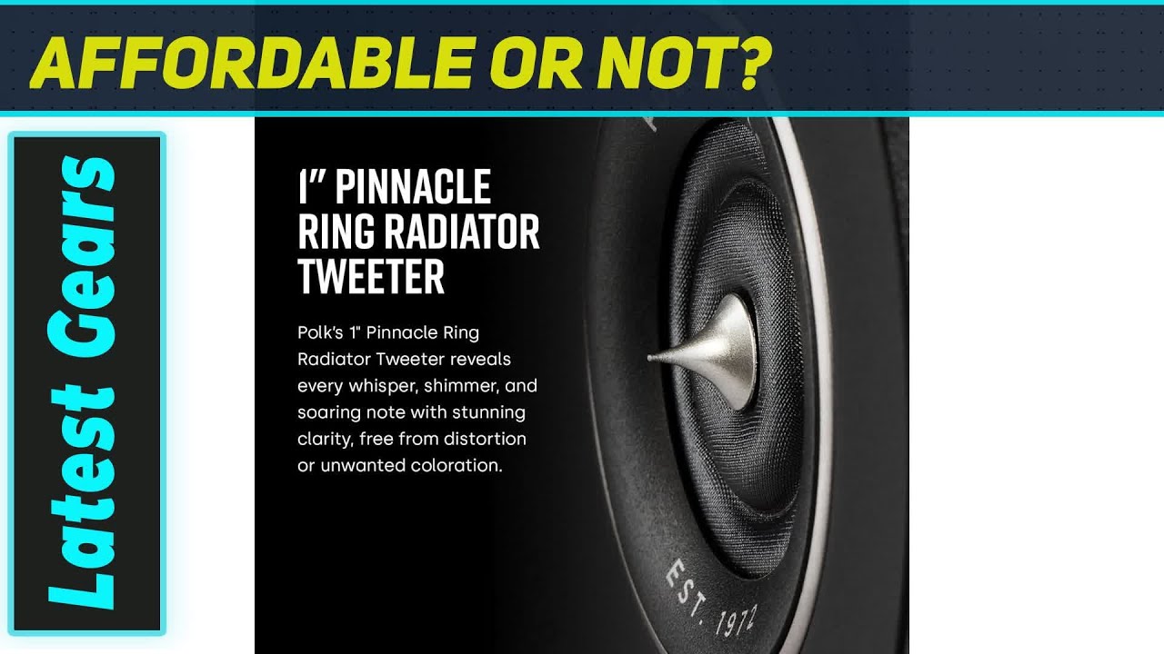 Polk Audio R300: Compact Center Channel Speaker - HUGE Sound! - YouTube