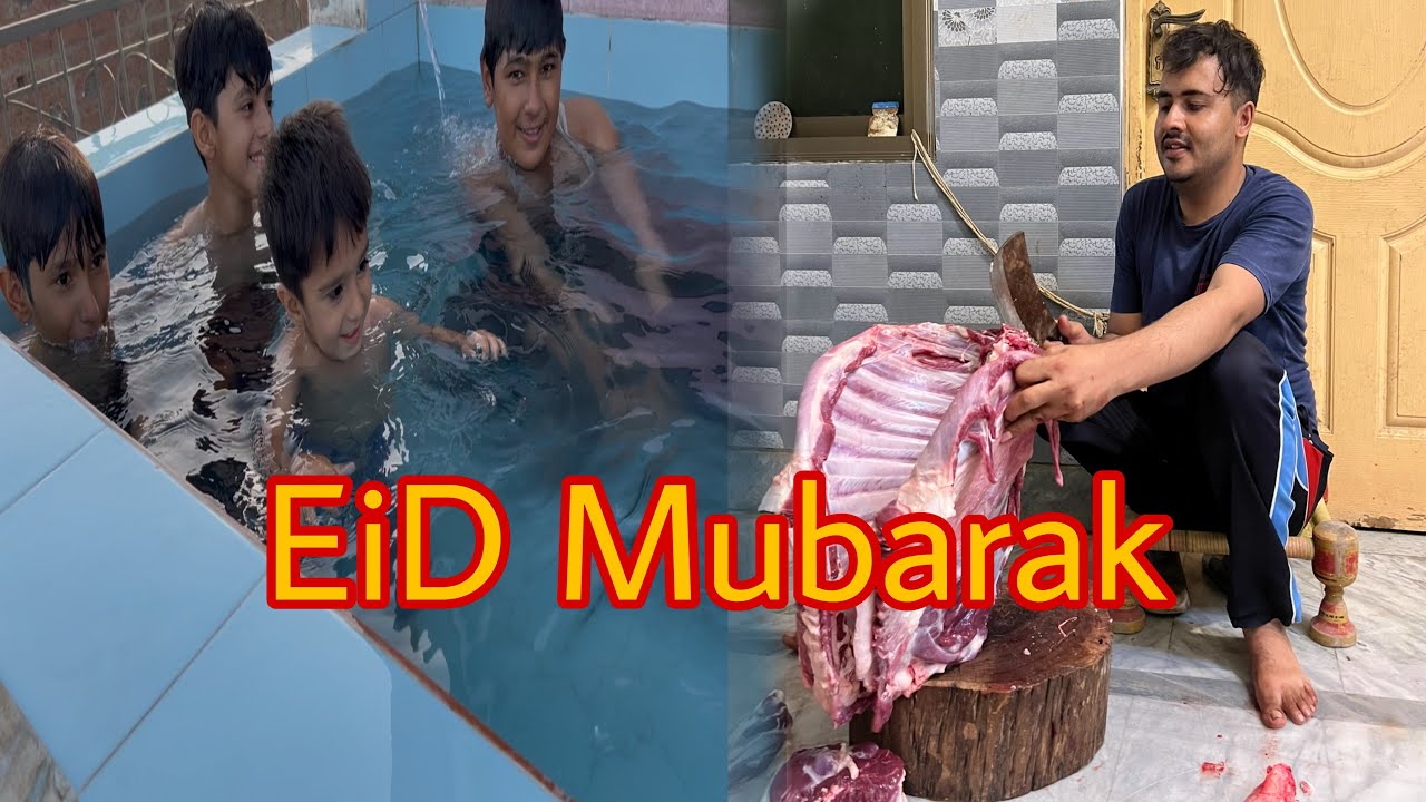 Eid ul Adha 2025 | Qurbani & Kids Pool Party 🐑💦 | Eid Celebration Vlog ...