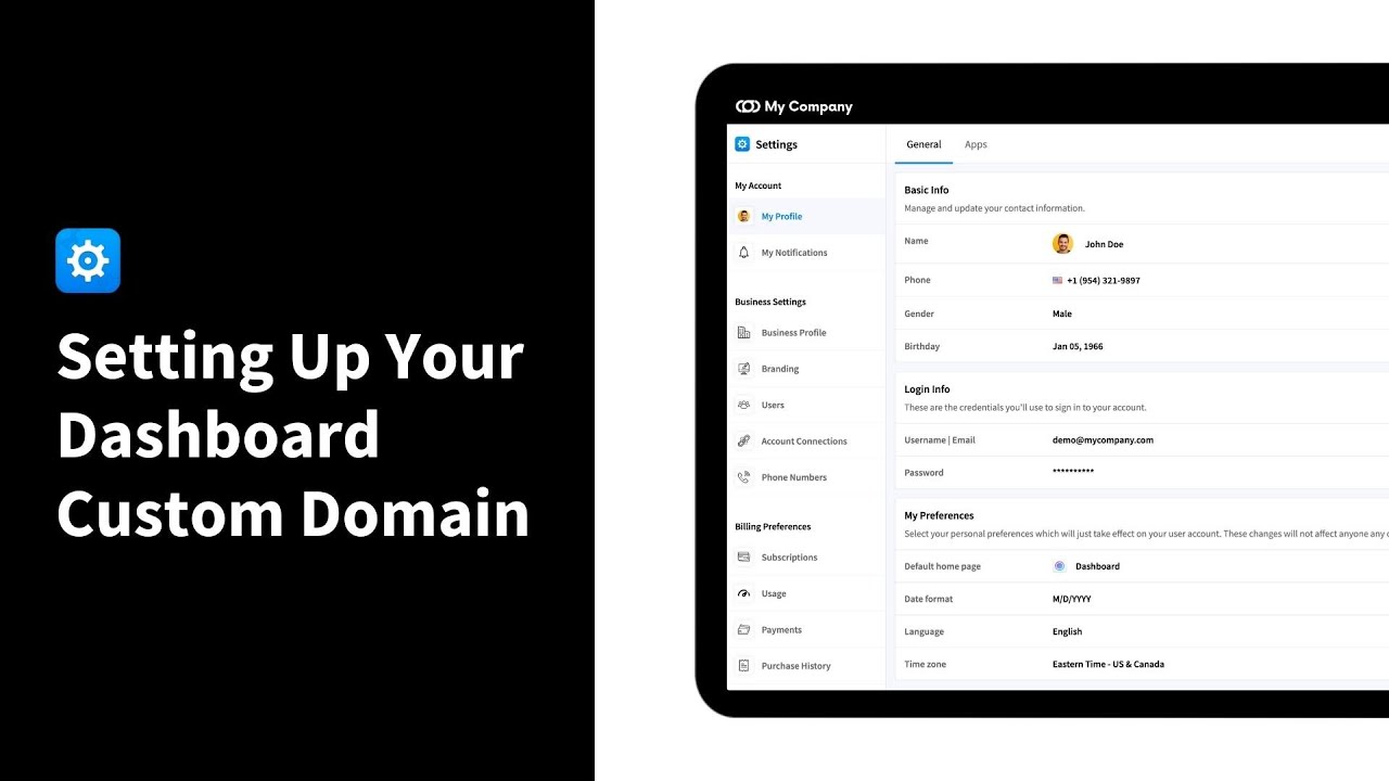 Setting Up Your Dashboard Custom Domain Name - YouTube