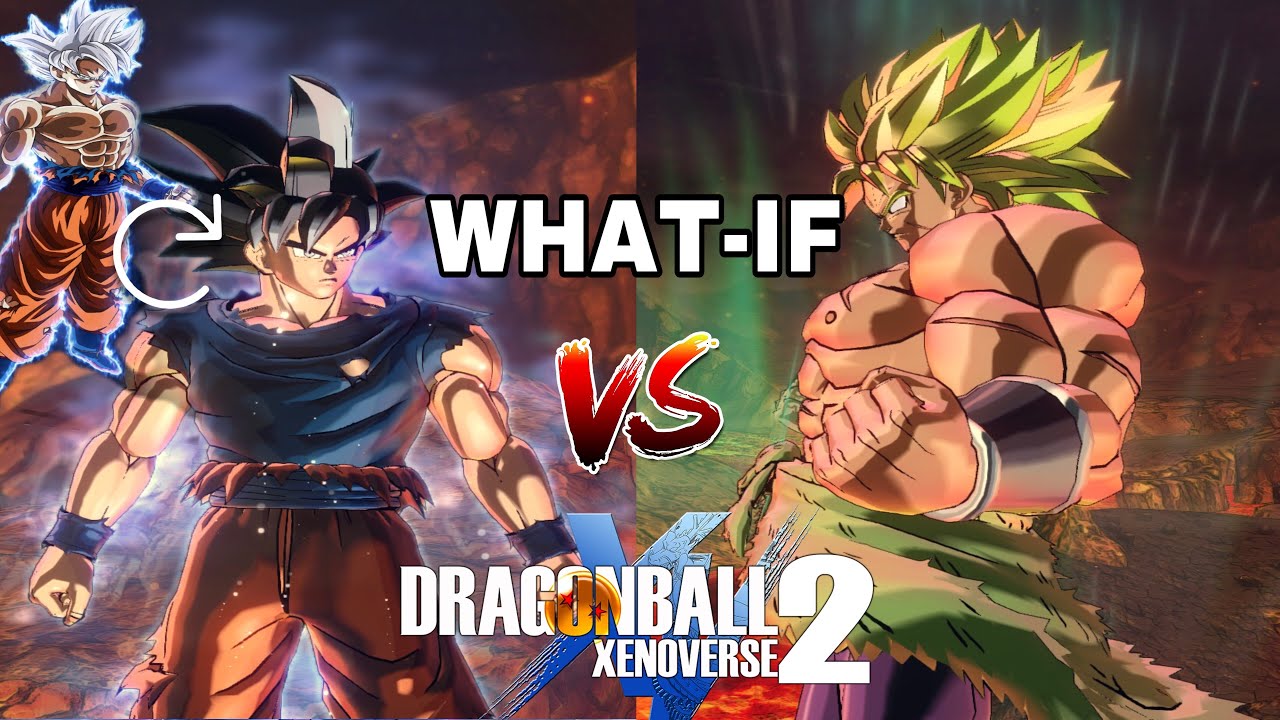 What-if UI/MUI Goku Vs DBS Broly | Dragon Ball Xenoverse 2 - YouTube