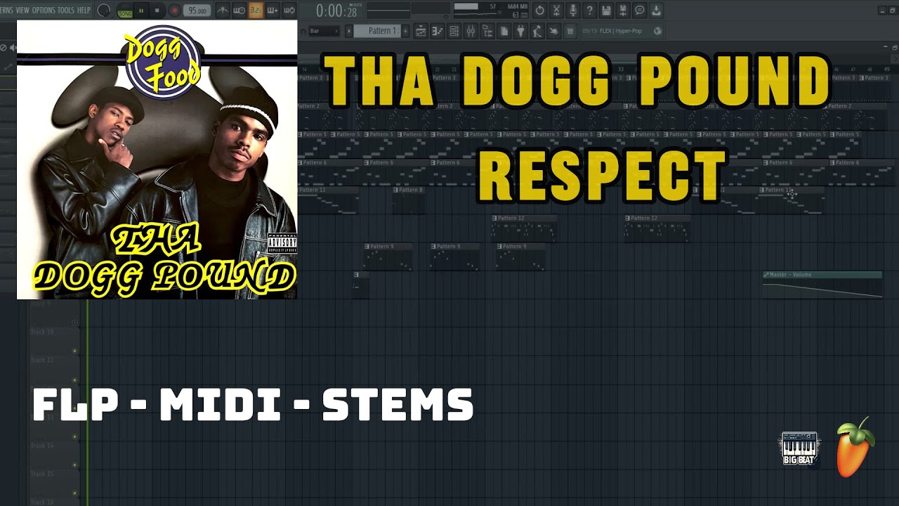Tha Dogg Pound - Respect (FL Studio Remake) FLP + STEMS + MIDI - YouTube