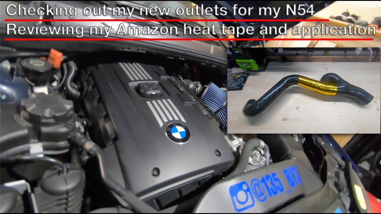 Checking out my new outlets for my N54 and Reviewing my Amazon heat ...