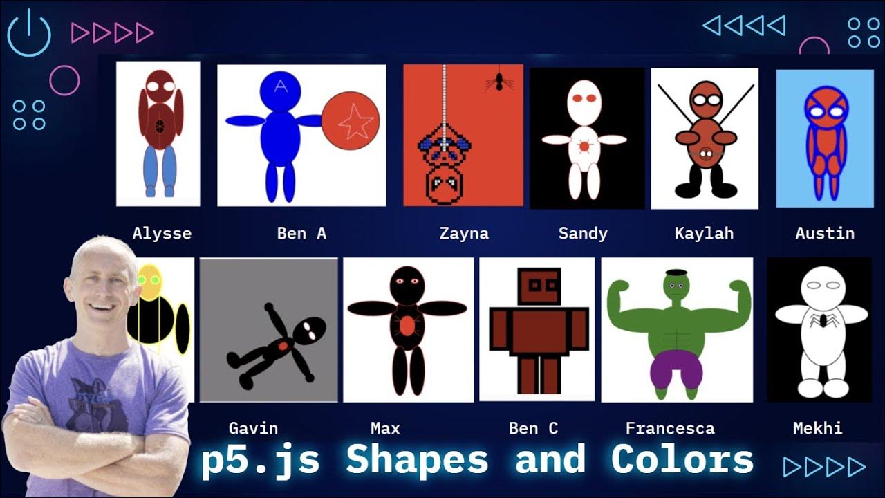 p5.js Shapes and Colors - YouTube