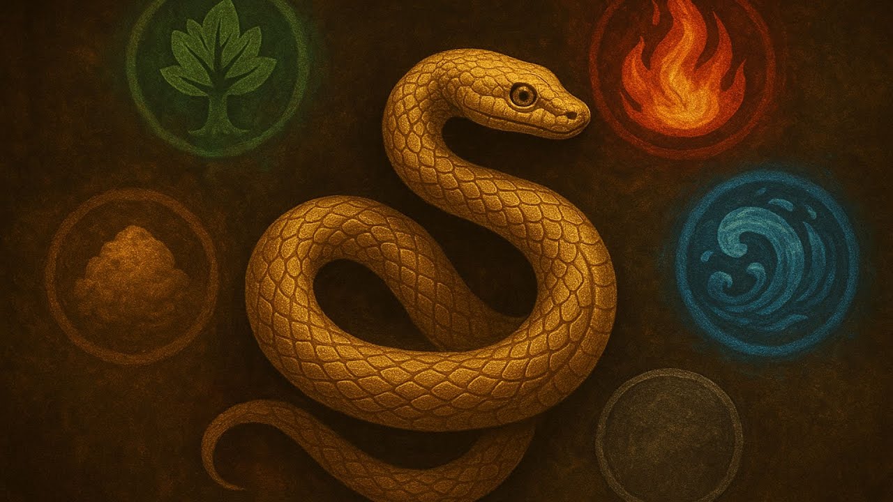 How the Five Elements Influence the Snake – From Fire to Water ...