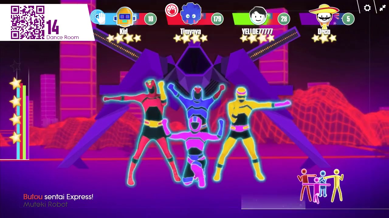 Just Dance Now: Spectronizer - 4 players Online 5 stars - YouTube