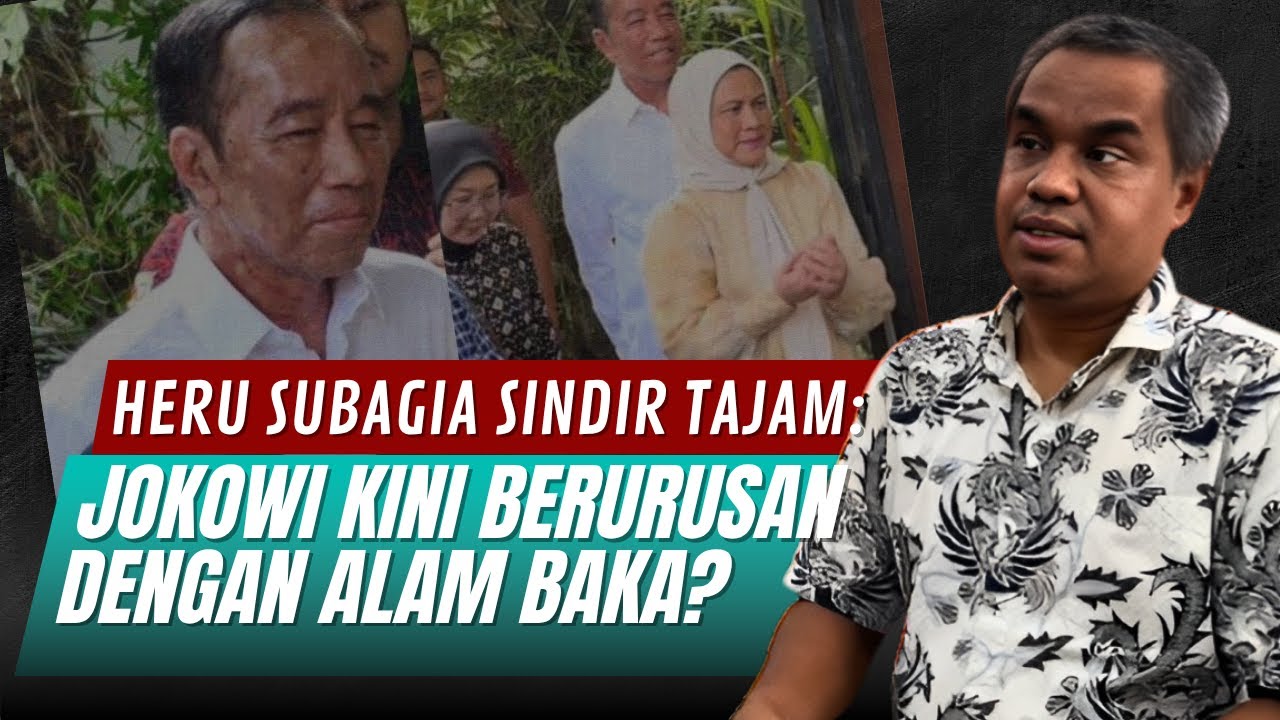DI SINDIR TAJAM!! JOKOWI KINI BERURUSAN DENGAN ALAM BAKA?? - YouTube