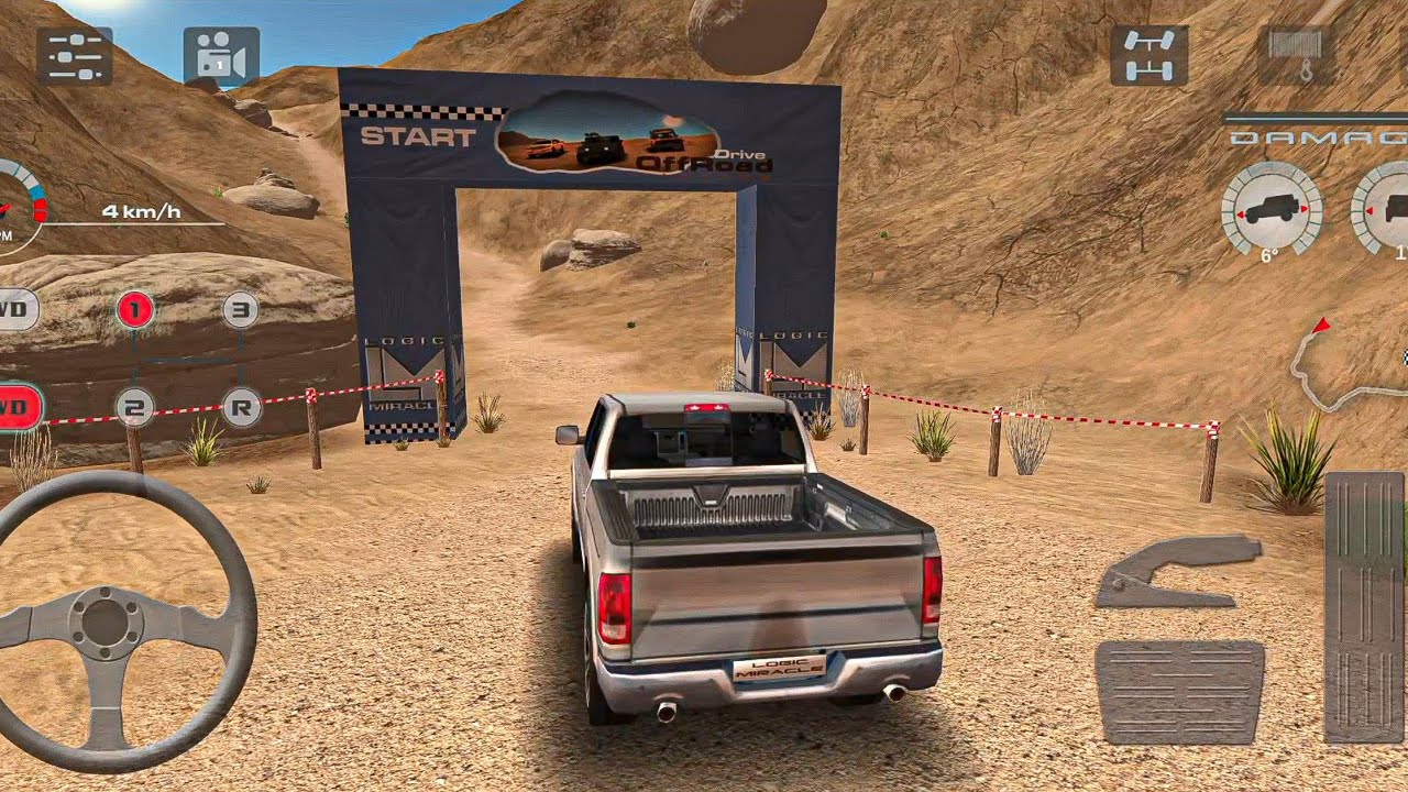 off-road Drive Dessert | Ram Pickup | level 5! - YouTube
