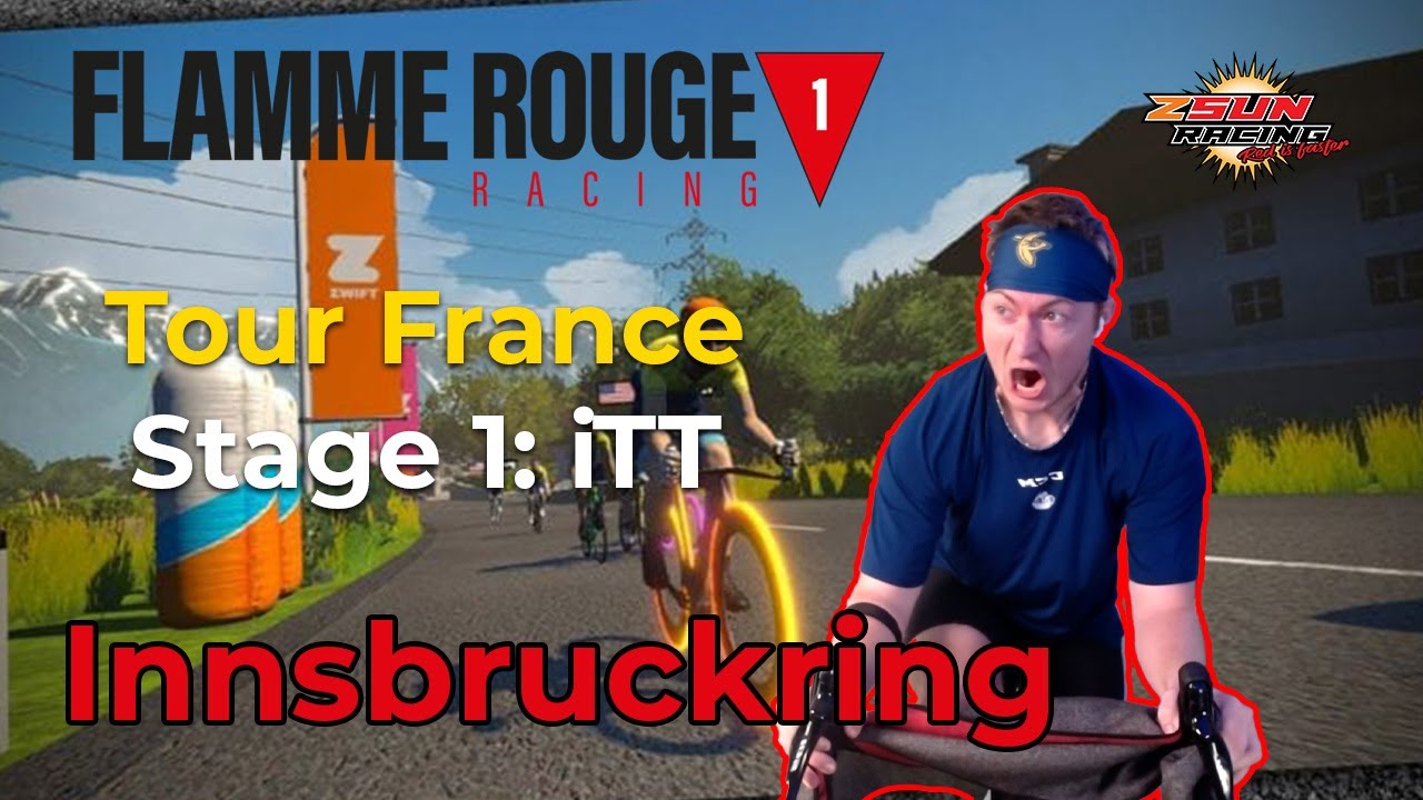 (Recap) Flamme Rouge Racing Tour France: Stage 1 - YouTube